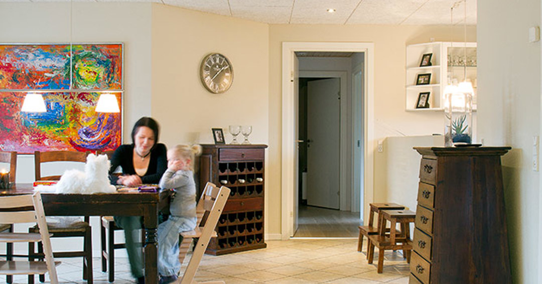 Inspiration: Akustikdecke bei einer Familie mit Hörschädigung